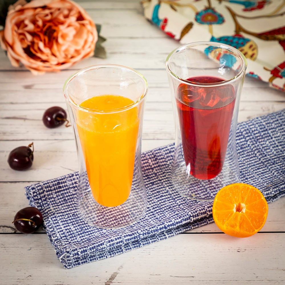 Double Wall Tall Balache Glass (250 ml) (Pack of 4) – EZ Life