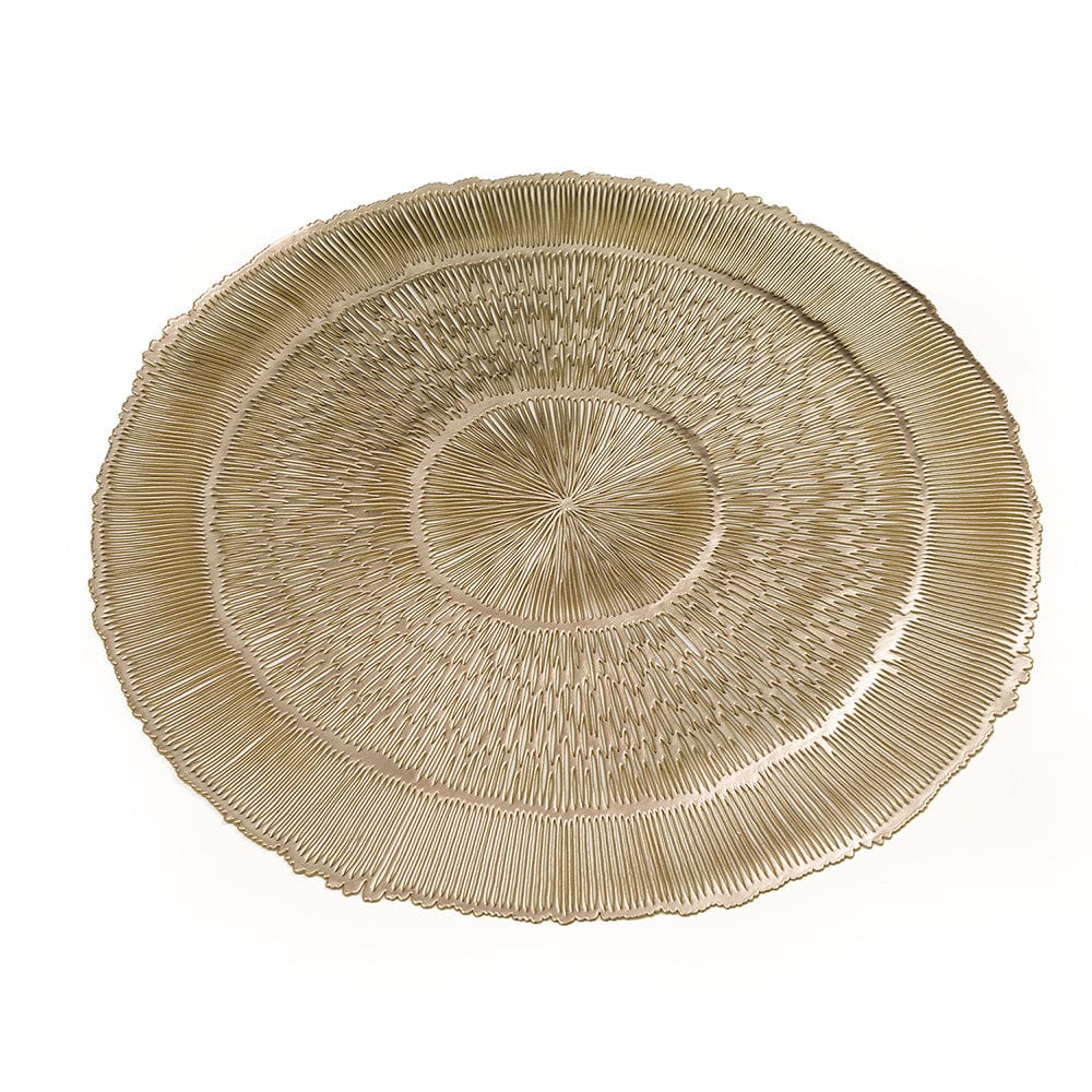 Baroque Golden 3 Rings Round 6 Table Mats Set – EZ Life