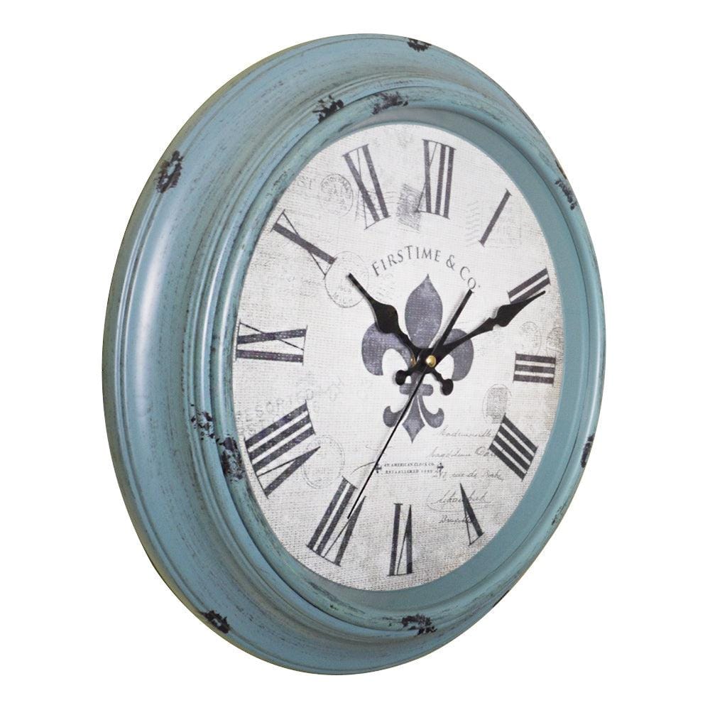 Antique Decorative Roman Wall Clock (Sky Blue) – EZ Life