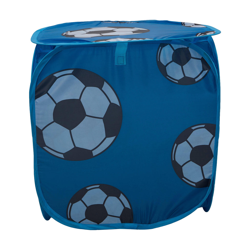 Kids Storage Cube - Blue Football – EZ Life
