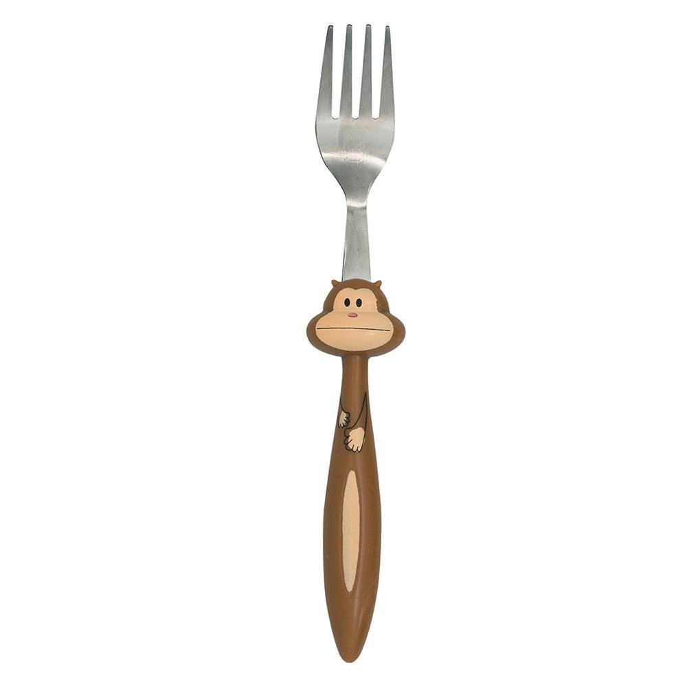 Funky Kids Cutlery Set - Monkey (Brown) (3 Piece Set) – EZ Life